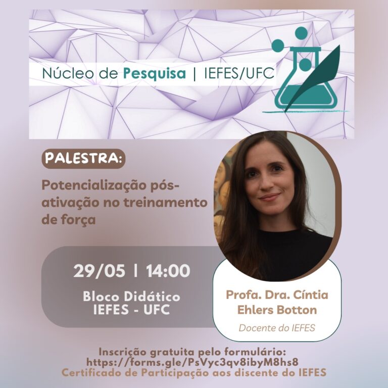 Instituto de Educação Física e Esportes – Cursos de Educação Física da ...